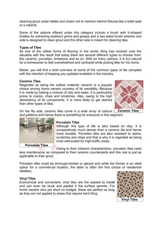 TILE SETTING NC II | PDF