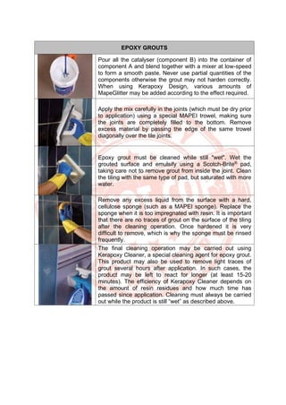 TILE SETTING NC II | PDF