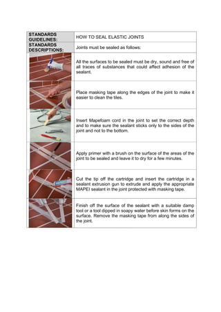 TILE SETTING NC II | PDF