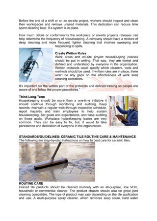 TILE SETTING NC II | PDF