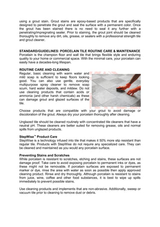TILE SETTING NC II | PDF