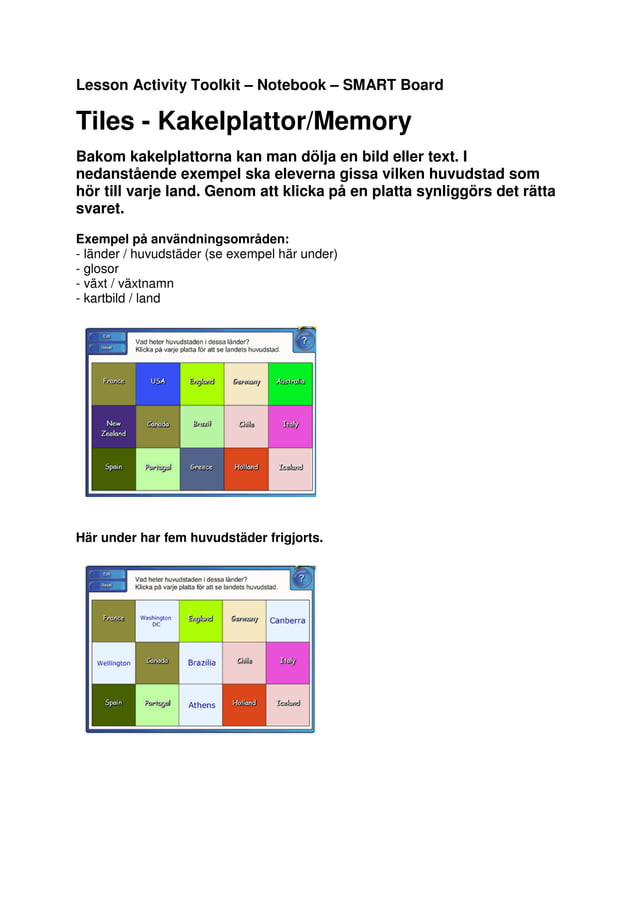 Tiles, Lesson Activity Toolkit, Notebook | PDF | Geography | Science