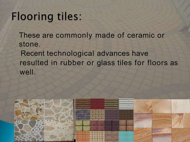 Manufacturing and uses of clay tiles. | PPTX