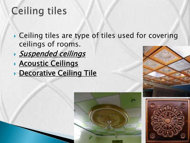 Tiles presentation | PPTX | Painting | Arts and Crafts