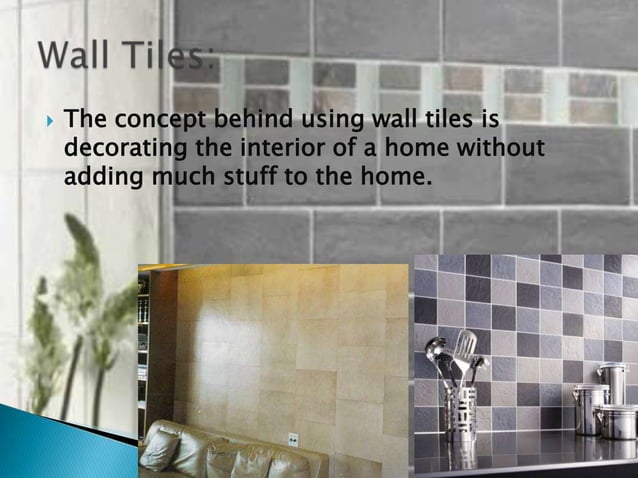 Tiles presentation | PPTX | Painting | Arts and Crafts