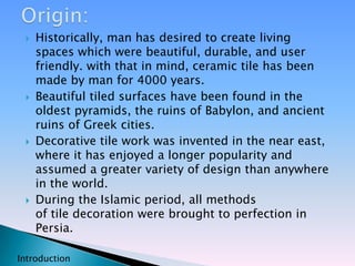 Tiles presentation | PPTX