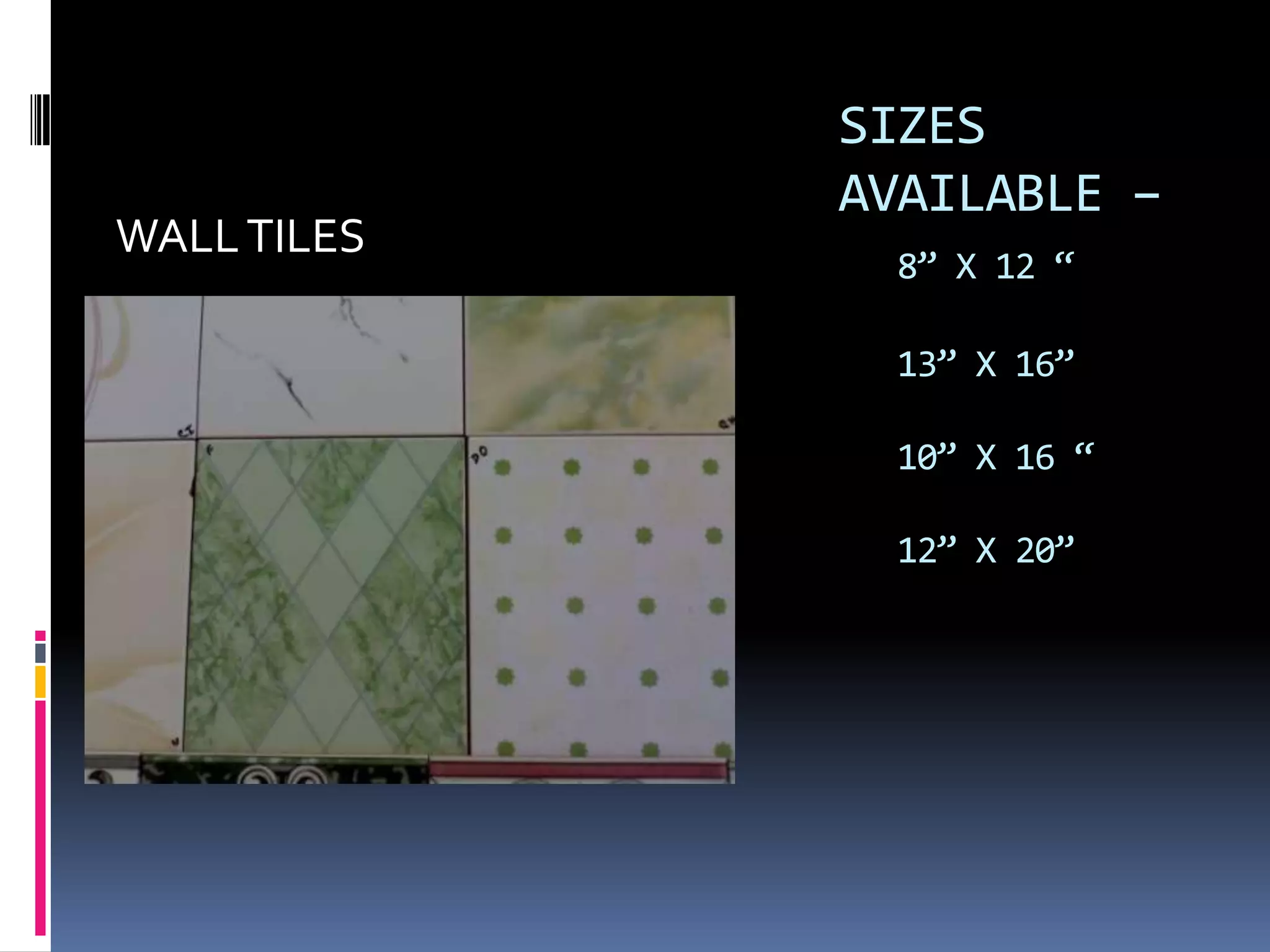 Presentation On Tiles | PPTX