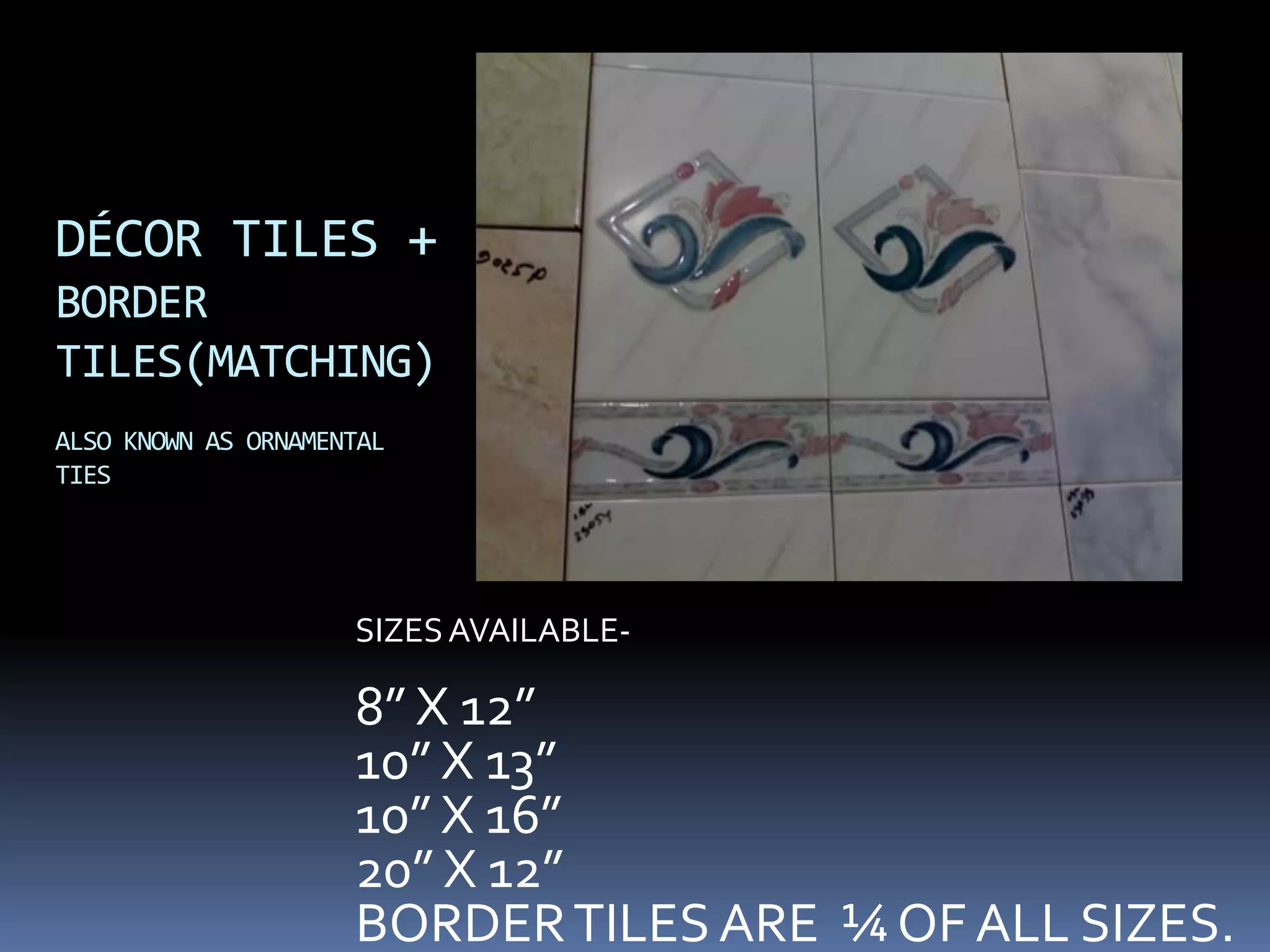 Presentation On Tiles | PPTX