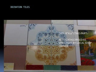 Presentation On Tiles | PPTX