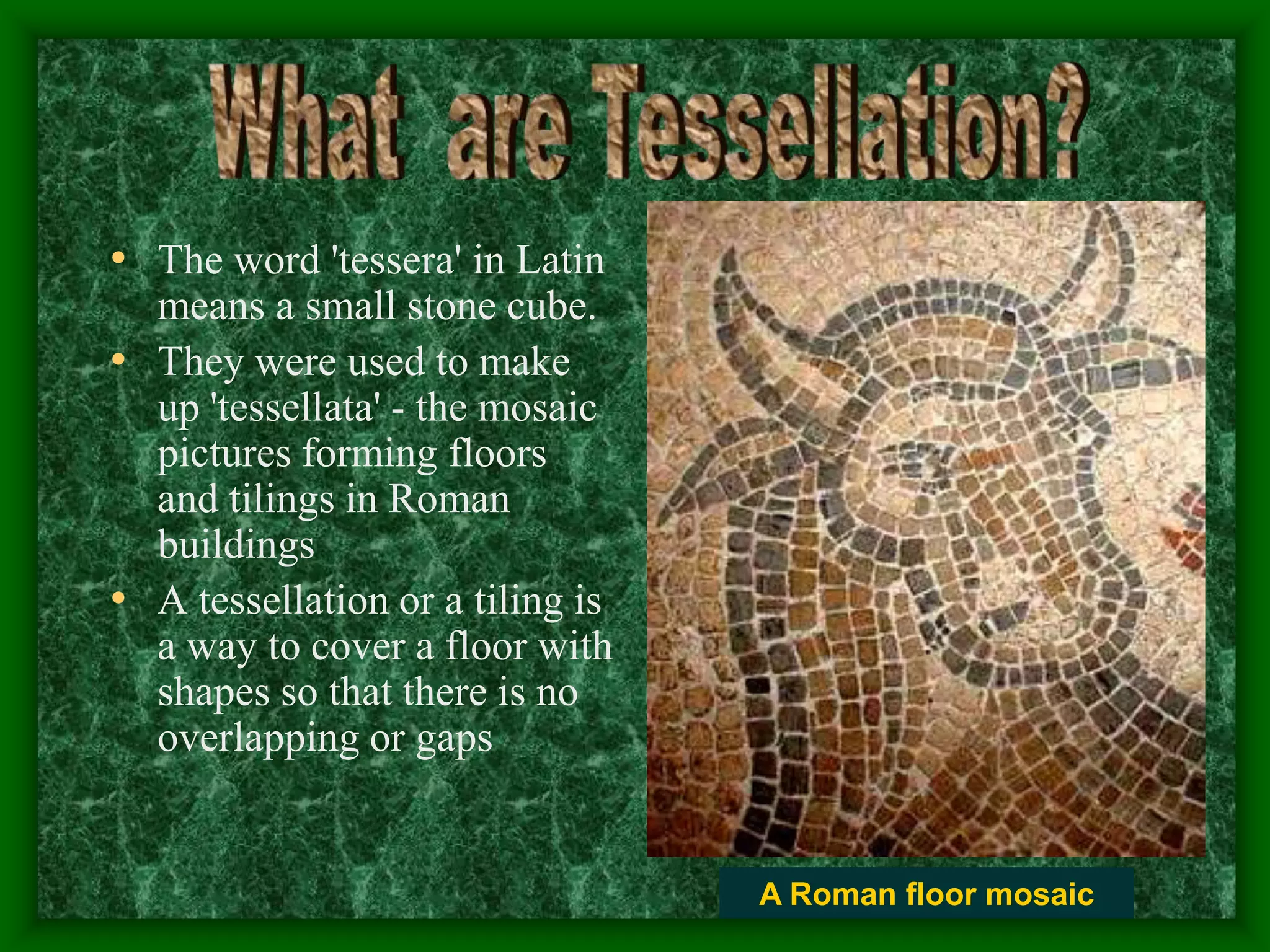 Tiling and tessellations | PPTX
