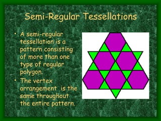 Tiling and tessellations | PPTX