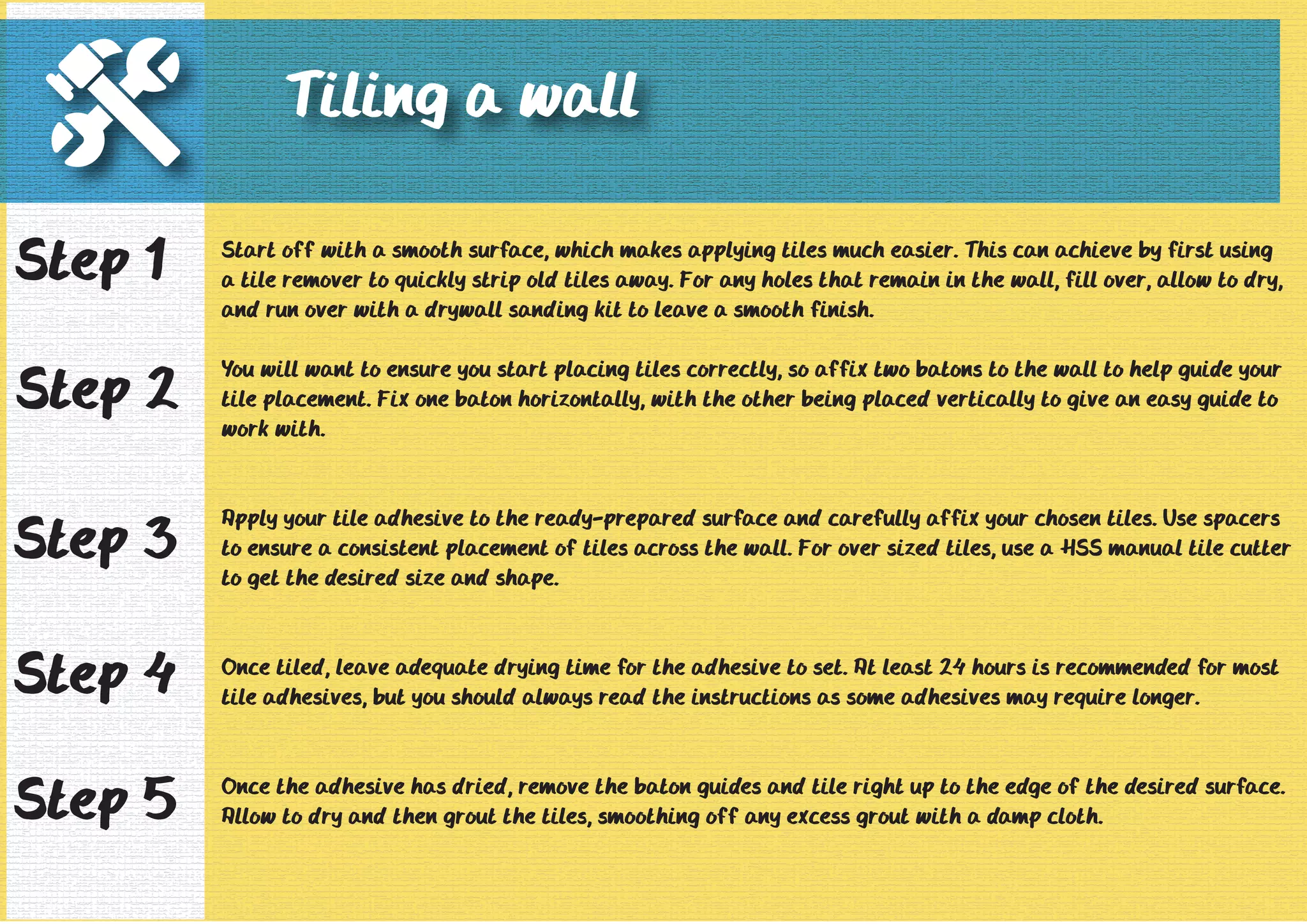 How to tile a floor and wall | PDF