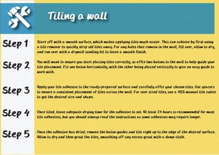 How to tile a floor and wall | PDF