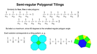 Tilings in Art, Math and Science - Bob Culley | PPTX