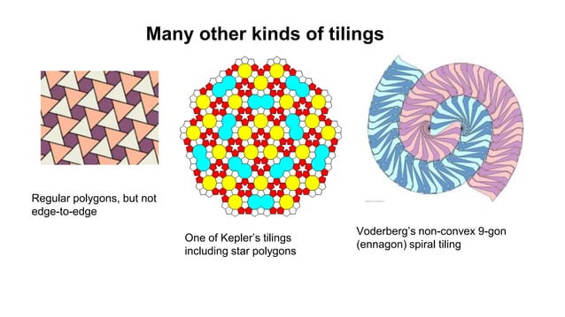 Tilings in Art, Math and Science - Bob Culley | PPT