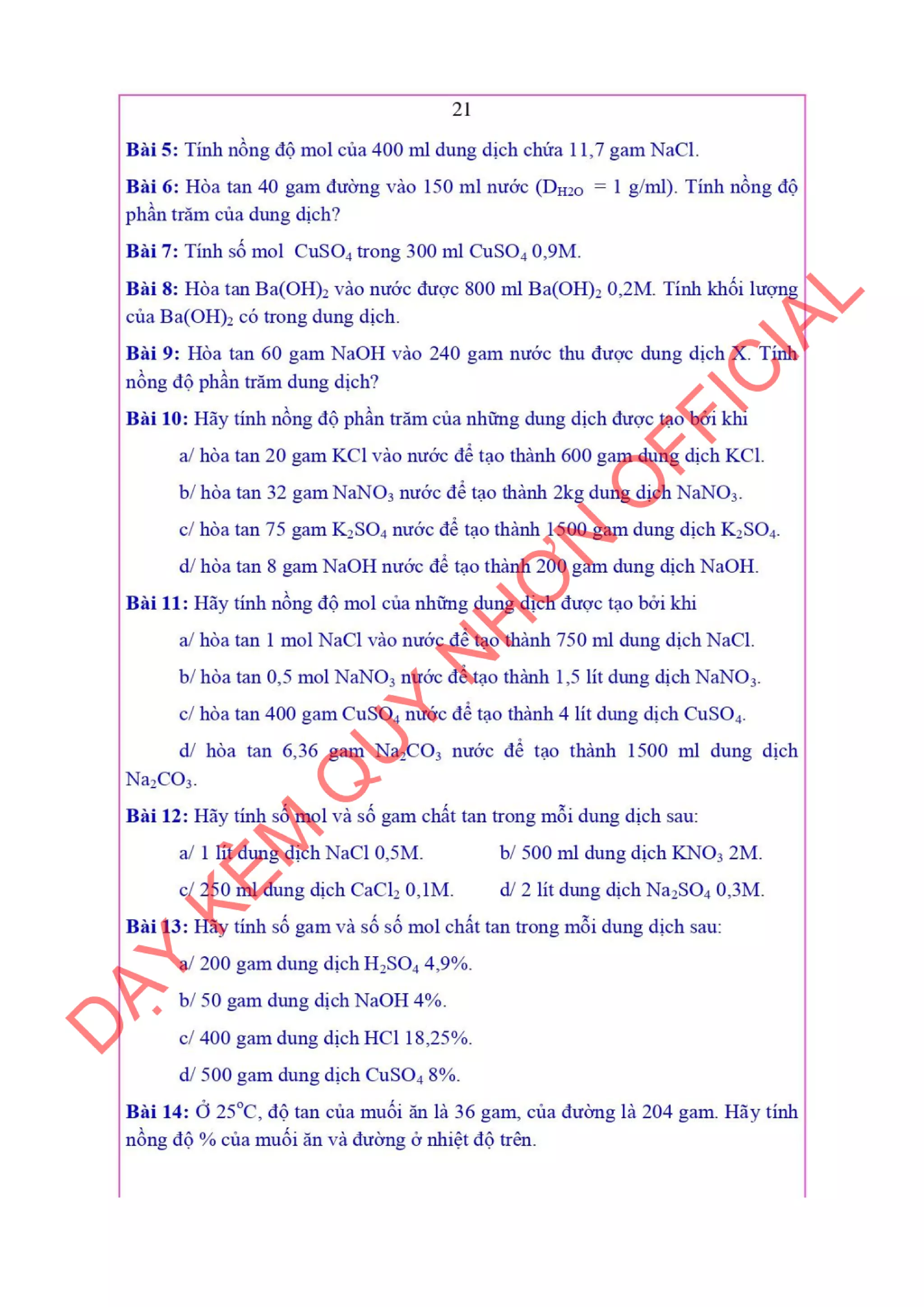 TÀI LIỆU BỒI DƯỠNG + BÀI TẬP TRẮC NGHIỆM KHOA HỌC TỰ NHIÊN 8 - PHẦN HÓA HỌC - CHƯƠNG TRÌNH GDPT ...