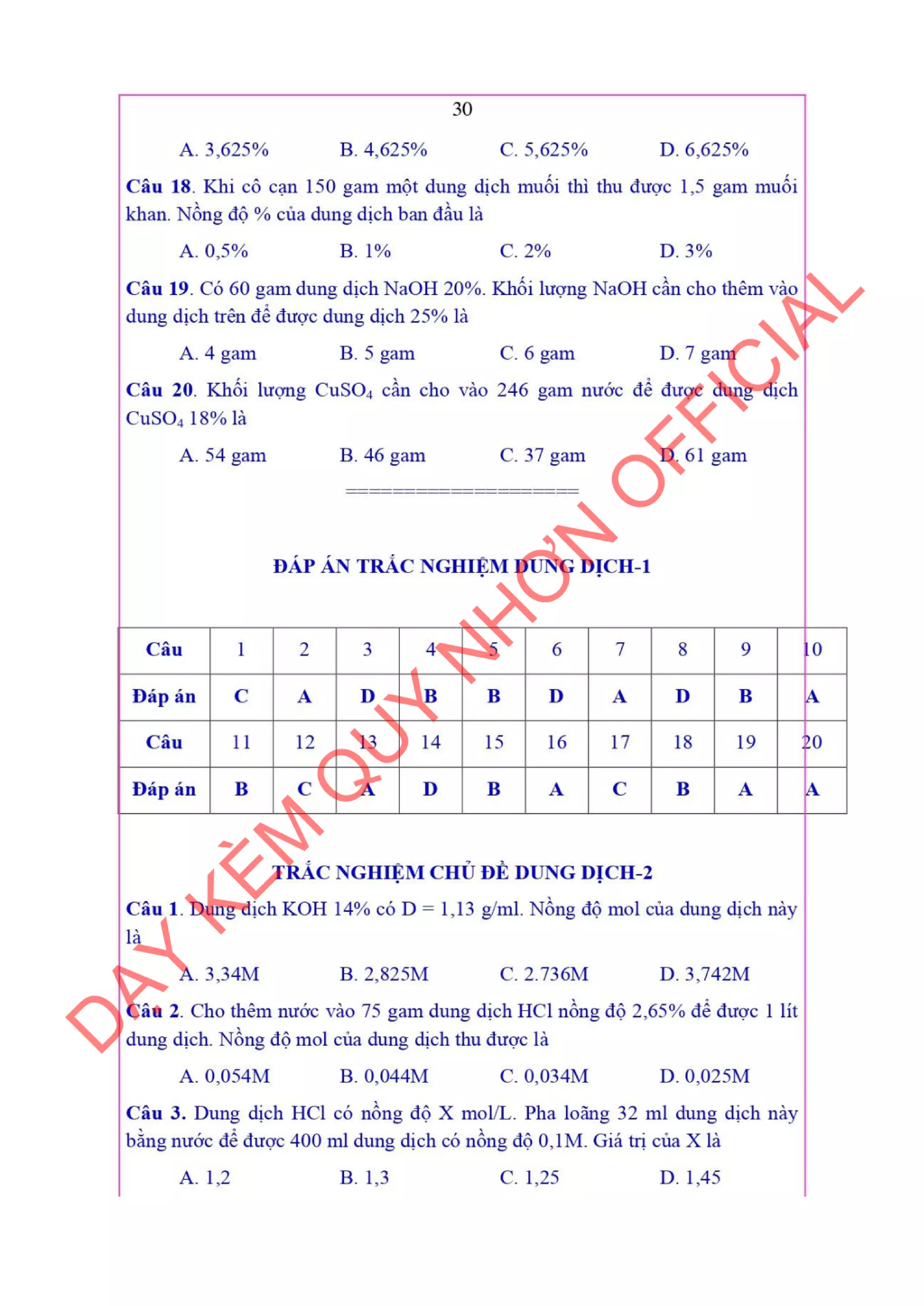 TÀI LIỆU BỒI DƯỠNG + BÀI TẬP TRẮC NGHIỆM KHOA HỌC TỰ NHIÊN 8 - PHẦN HÓA HỌC - CHƯƠNG TRÌNH GDPT ...