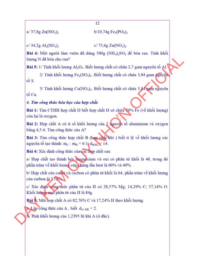 TÀI LIỆU BỒI DƯỠNG + BÀI TẬP TRẮC NGHIỆM KHOA HỌC TỰ NHIÊN 8 - PHẦN HÓA HỌC - CHƯƠNG TRÌNH GDPT ...
