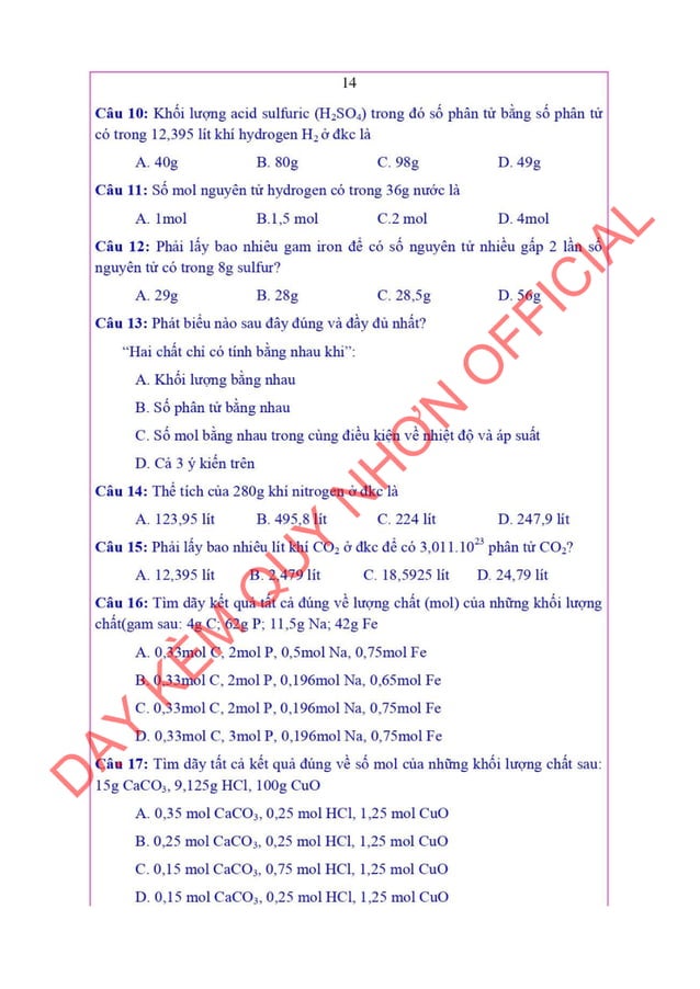 TÀI LIỆU BỒI DƯỠNG + BÀI TẬP TRẮC NGHIỆM KHOA HỌC TỰ NHIÊN 8 - PHẦN HÓA HỌC - CHƯƠNG TRÌNH GDPT ...