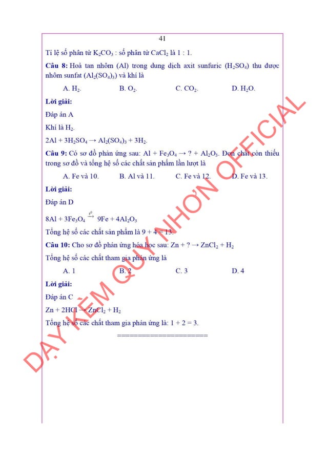 TÀI LIỆU BỒI DƯỠNG + BÀI TẬP TRẮC NGHIỆM KHOA HỌC TỰ NHIÊN 8 - PHẦN HÓA HỌC - CHƯƠNG TRÌNH GDPT ...