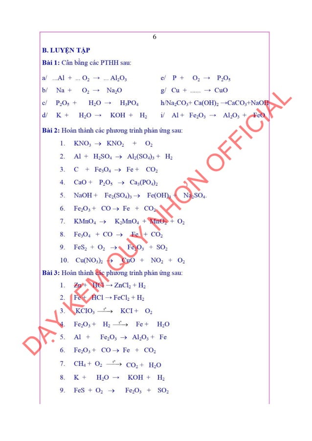 TÀI LIỆU BỒI DƯỠNG + BÀI TẬP TRẮC NGHIỆM KHOA HỌC TỰ NHIÊN 8 - PHẦN HÓA HỌC - CHƯƠNG TRÌNH GDPT ...
