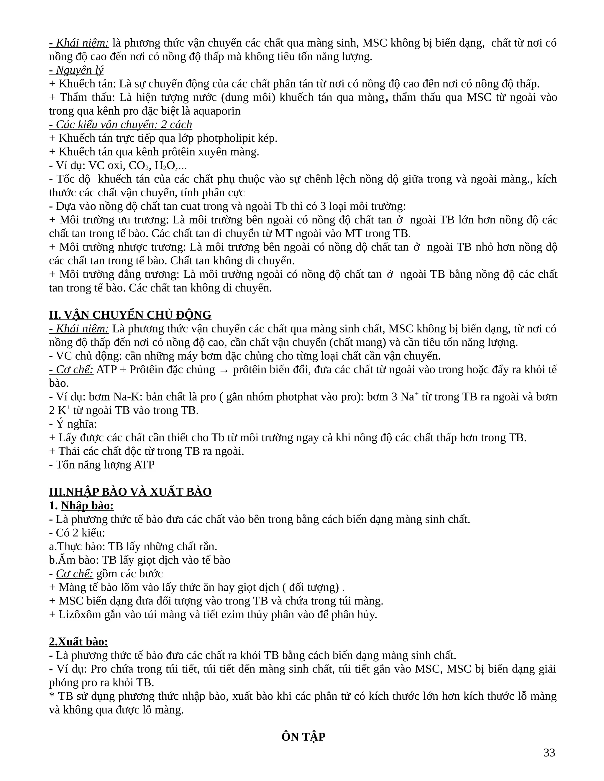 Tài liệu bồi dưỡng ôn tập thi olympic sinh học 10 | PDF