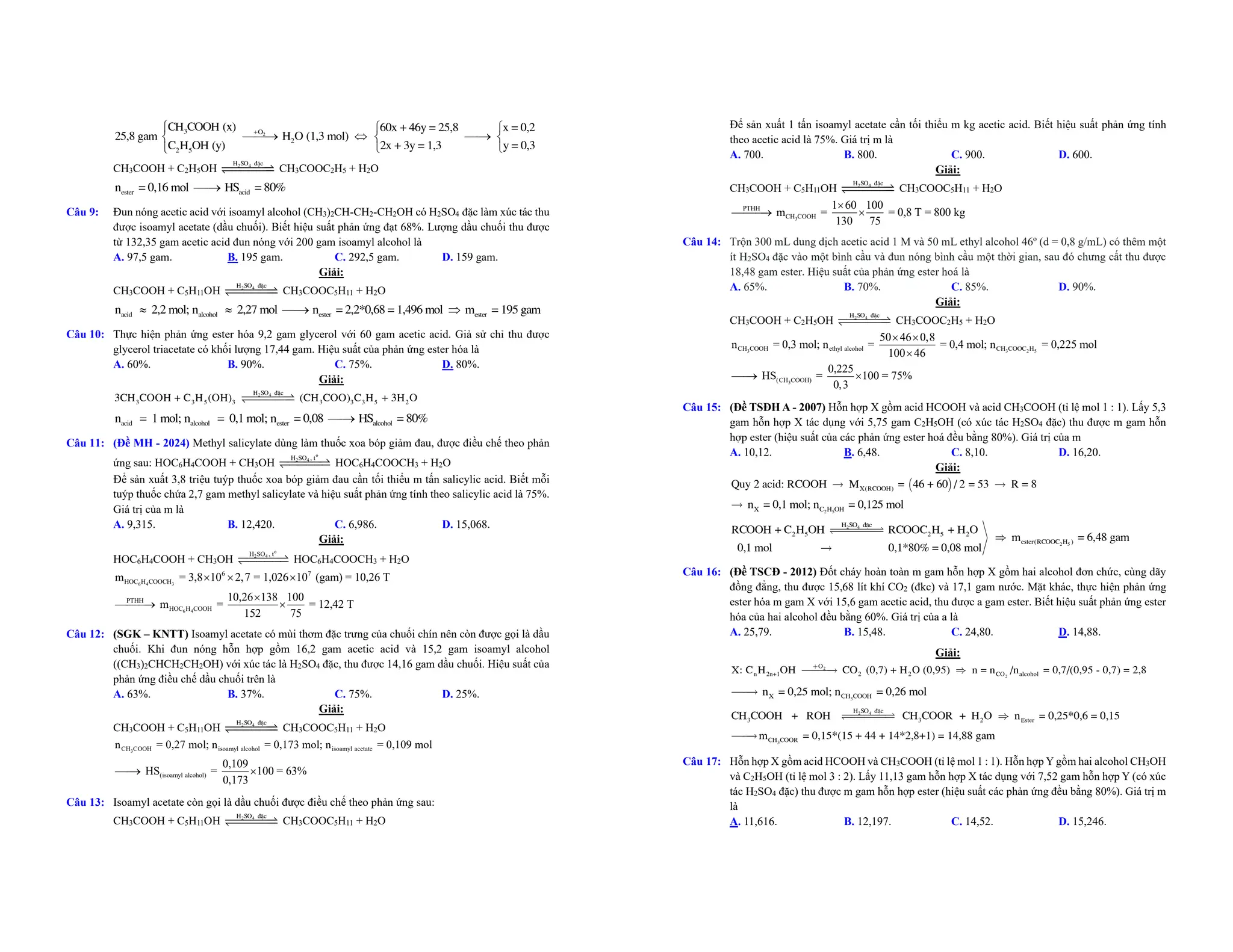 TÀI LIỆU DẠY THÊM HÓA HỌC 12 - SÁCH MỚI (BẢN HS+GV) (FORM BÀI TẬP 2025 CHUNG 3 BỘ SÁCH) (CHƯƠNG ...