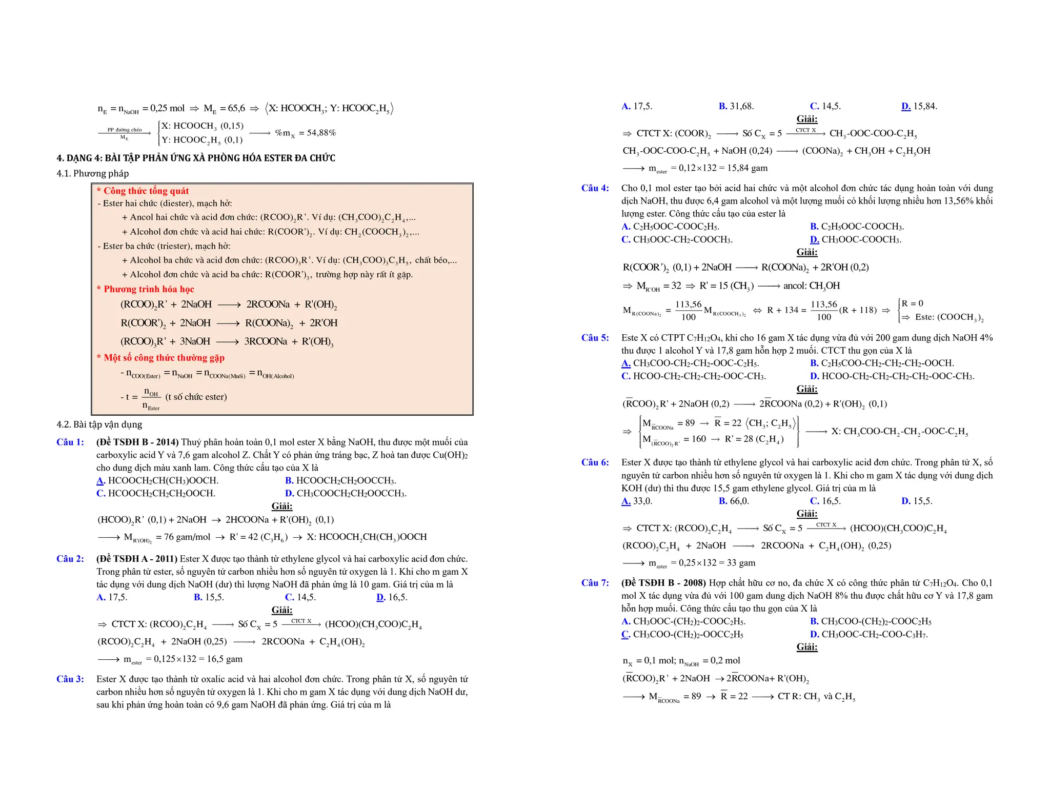 TÀI LIỆU DẠY THÊM HÓA HỌC 12 - SÁCH MỚI (BẢN HS+GV) (FORM BÀI TẬP 2025 CHUNG 3 BỘ SÁCH) (CHƯƠNG ...