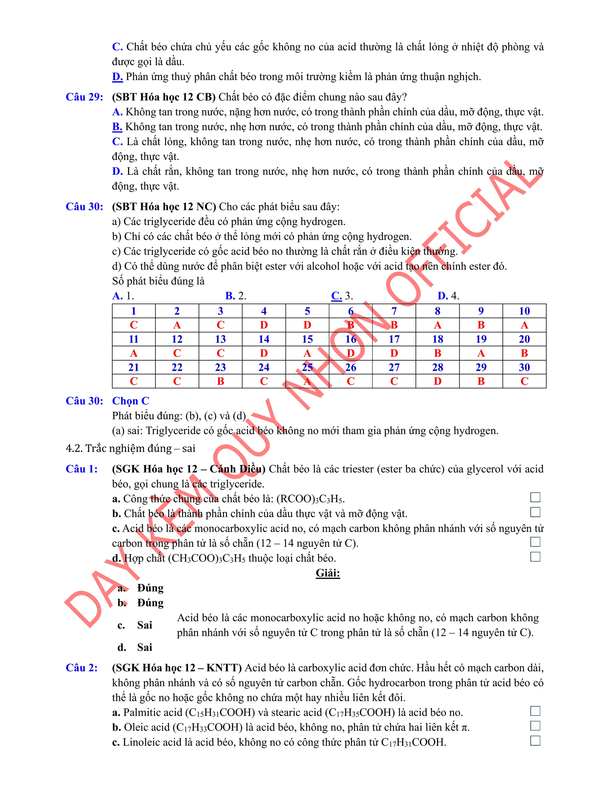 TÀI LIỆU DẠY THÊM HÓA HỌC 12 - SÁCH MỚI (BẢN HS+GV) (FORM BÀI TẬP 2025 ...