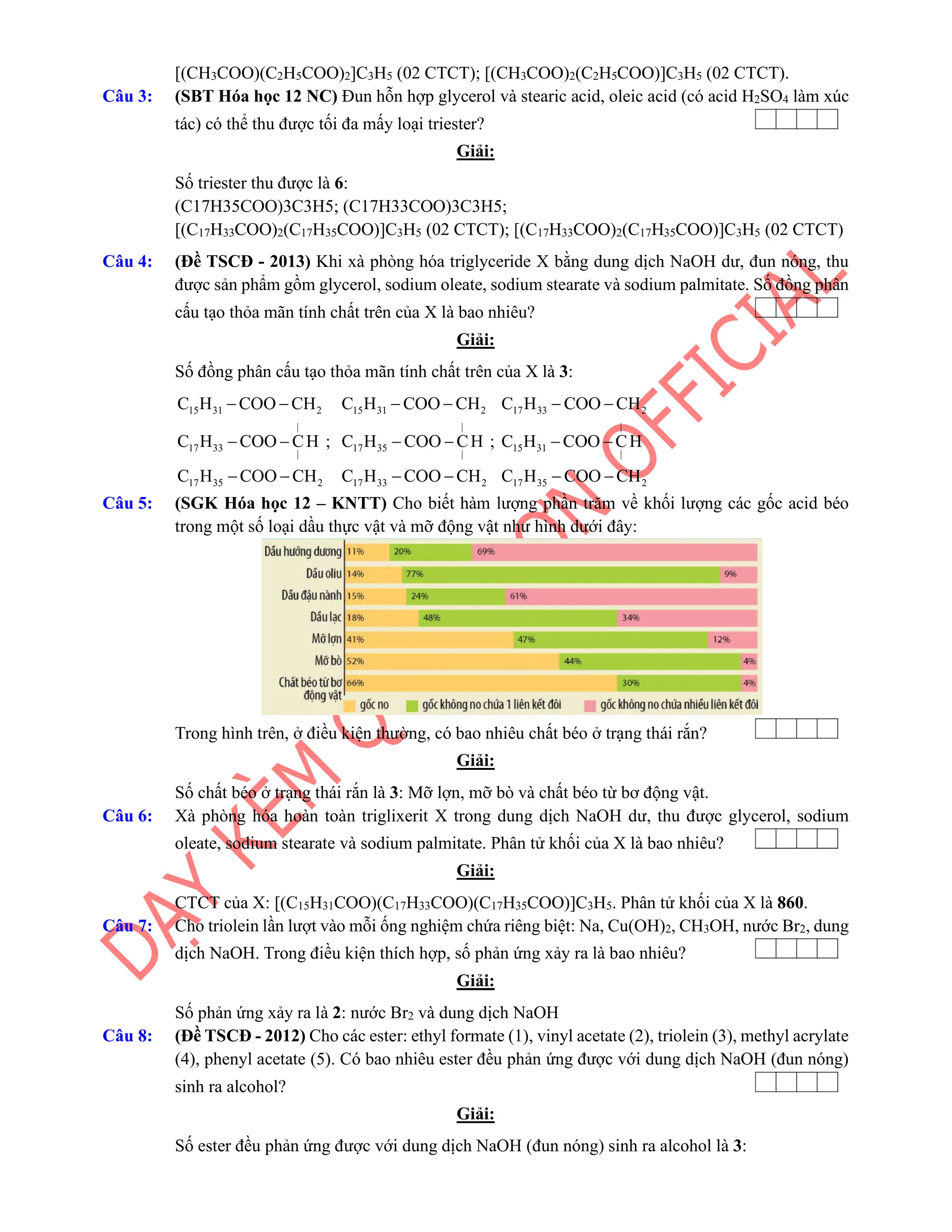 TÀI LIỆU DẠY THÊM HÓA HỌC 12 - SÁCH MỚI (BẢN HS+GV) (FORM BÀI TẬP 2025 ...
