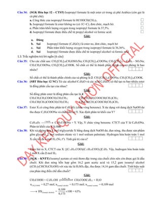 TÀI LIỆU DẠY THÊM HÓA HỌC 12 - SÁCH MỚI (BẢN HS+GV) (FORM BÀI TẬP 2025 ...