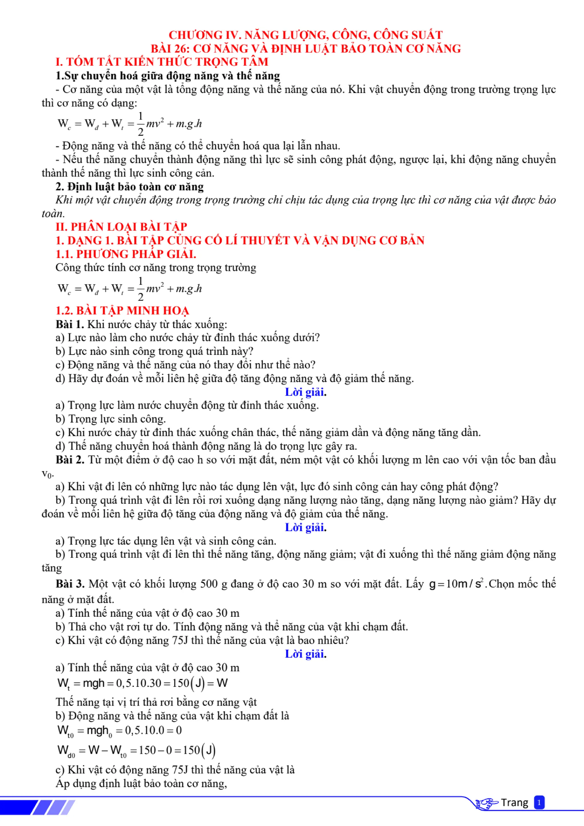 TÀI LIỆU GIẢNG DẠY TỔNG HỢP VẬT LÝ 10 - KẾT NỐI TRI THỨC (LỜI GIẢI BÀI TẬP 34 BÀI) - HK2.pdf
