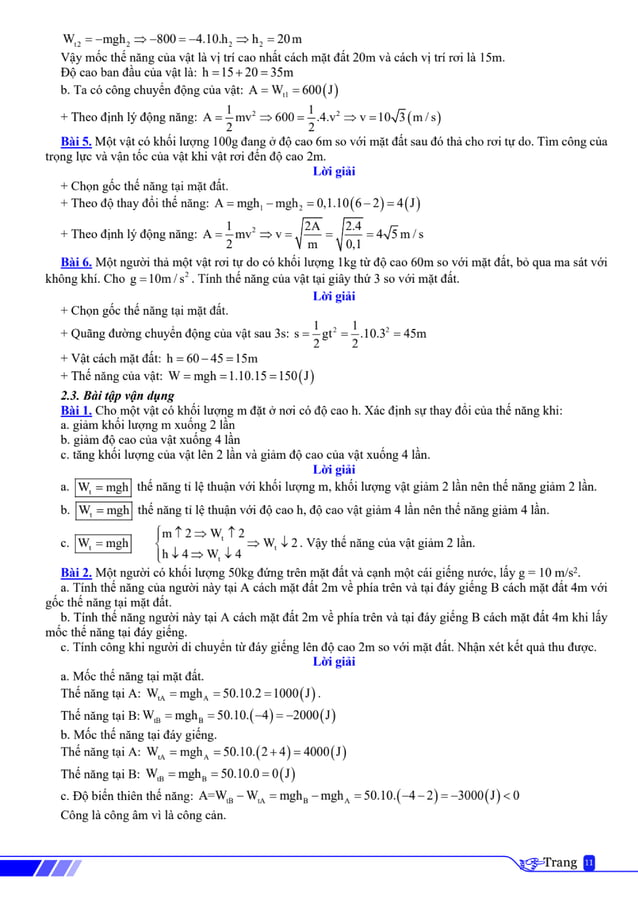 TÀI LIỆU GIẢNG DẠY TỔNG HỢP VẬT LÝ 10 - KẾT NỐI TRI THỨC (LỜI GIẢI BÀI TẬP 34 BÀI) - HK2.pdf
