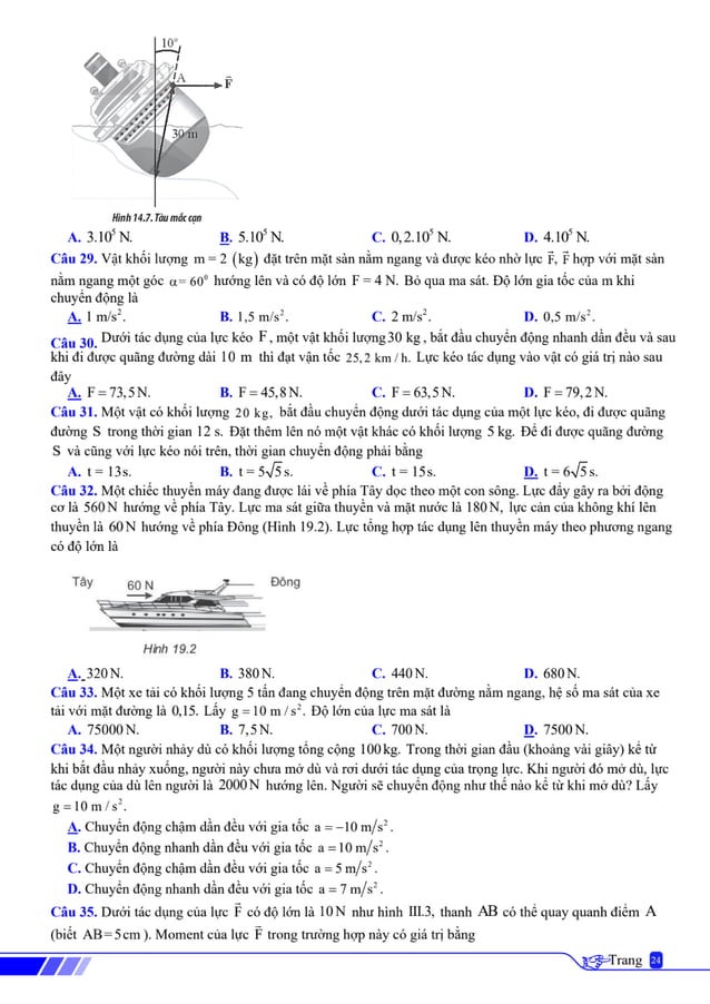 TÀI LIỆU GIẢNG DẠY TỔNG HỢP VẬT LÝ 10 - KẾT NỐI TRI THỨC (LỜI GIẢI BÀI TẬP 34 BÀI) - HK2.pdf