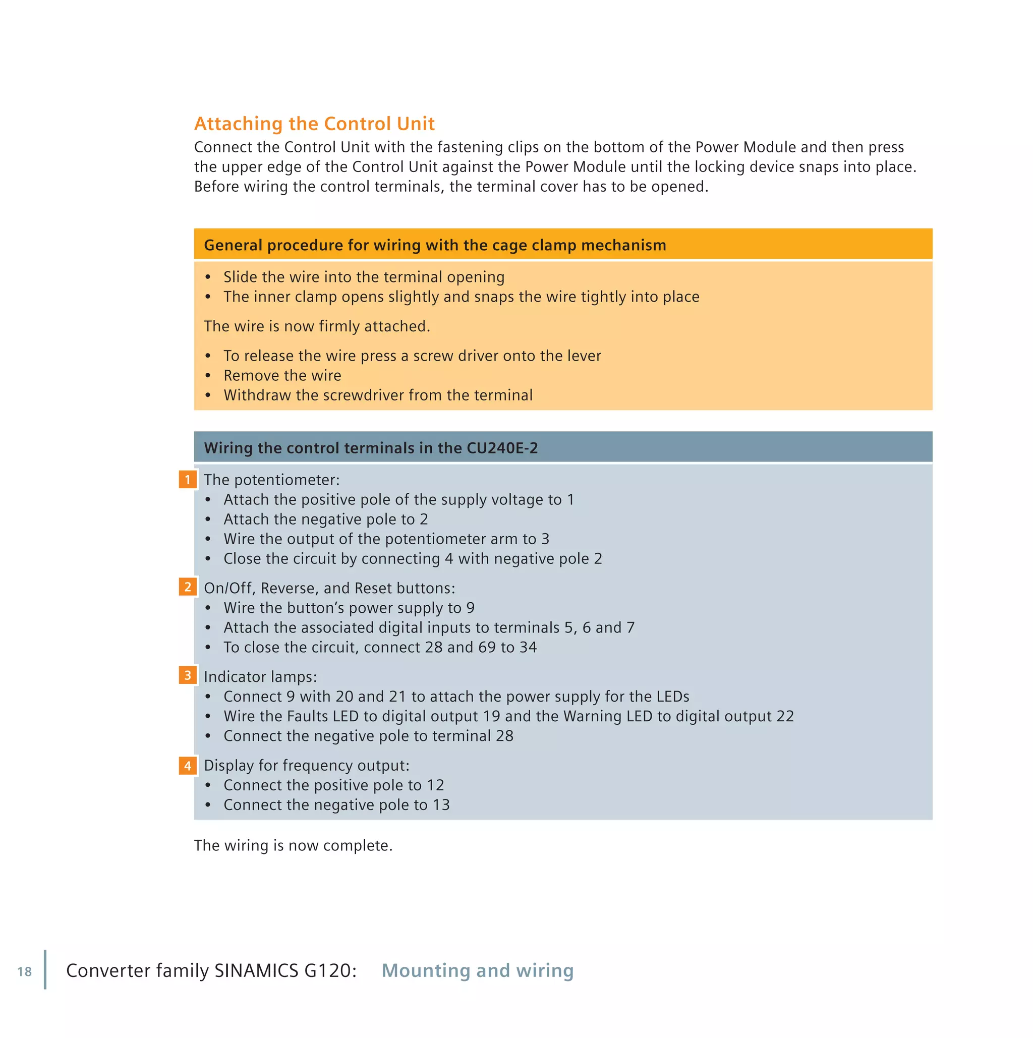 Tài liệu đào tạo simens sinamic G120 | PDF