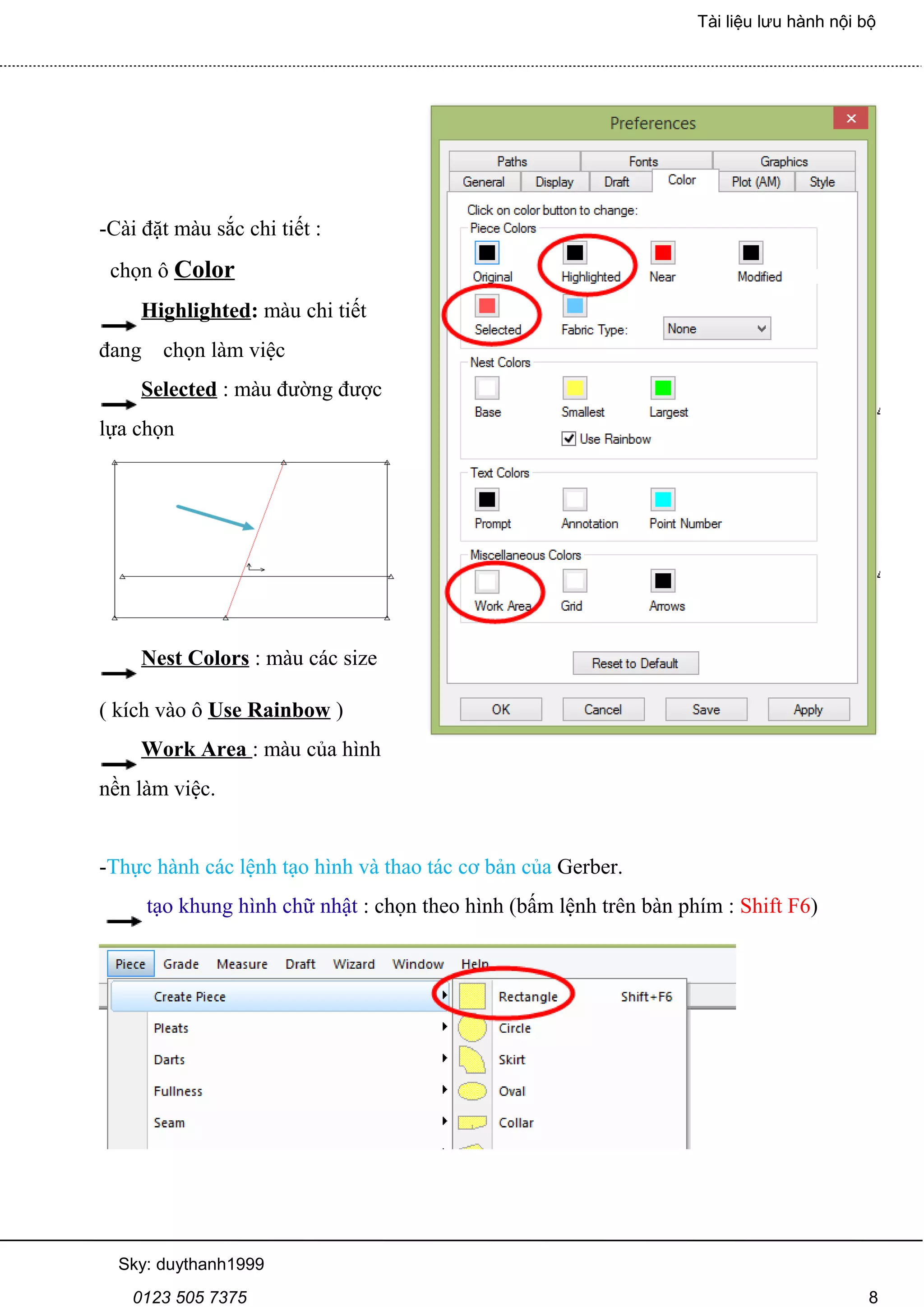 Tài liệu phần mềm gerber accumark bước cơ bản | DOC