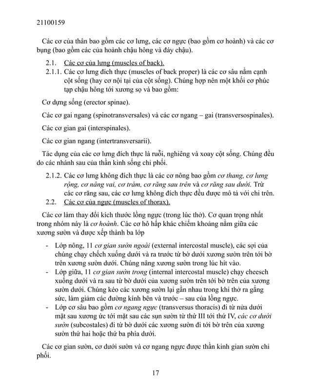 Tài liệu tóm tắt môn Giải phẫu đại cương - Trường Đại học Y Dược Hà Nội.pdf