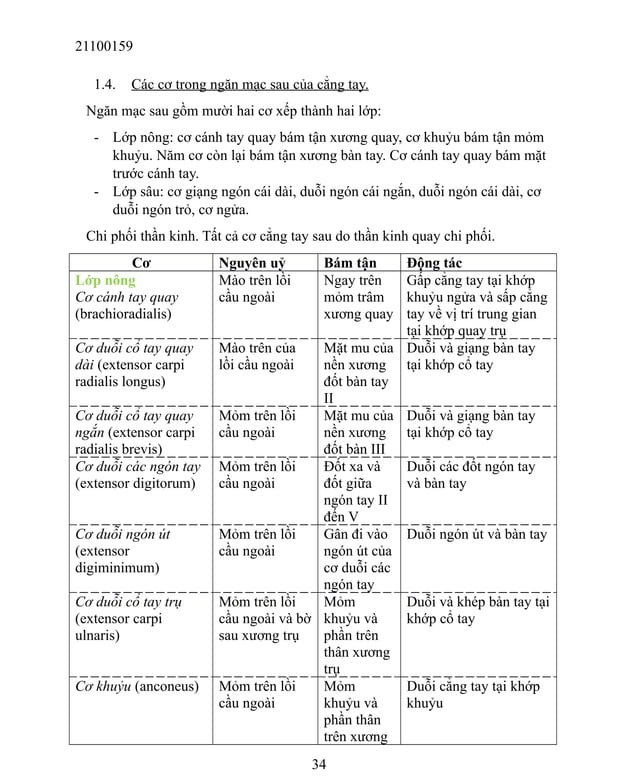 Tài liệu tóm tắt môn Giải phẫu đại cương - Trường Đại học Y Dược Hà Nội.pdf