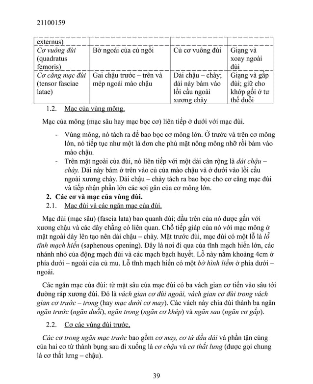 Tài liệu tóm tắt môn Giải phẫu đại cương - Trường Đại học Y Dược Hà Nội.pdf