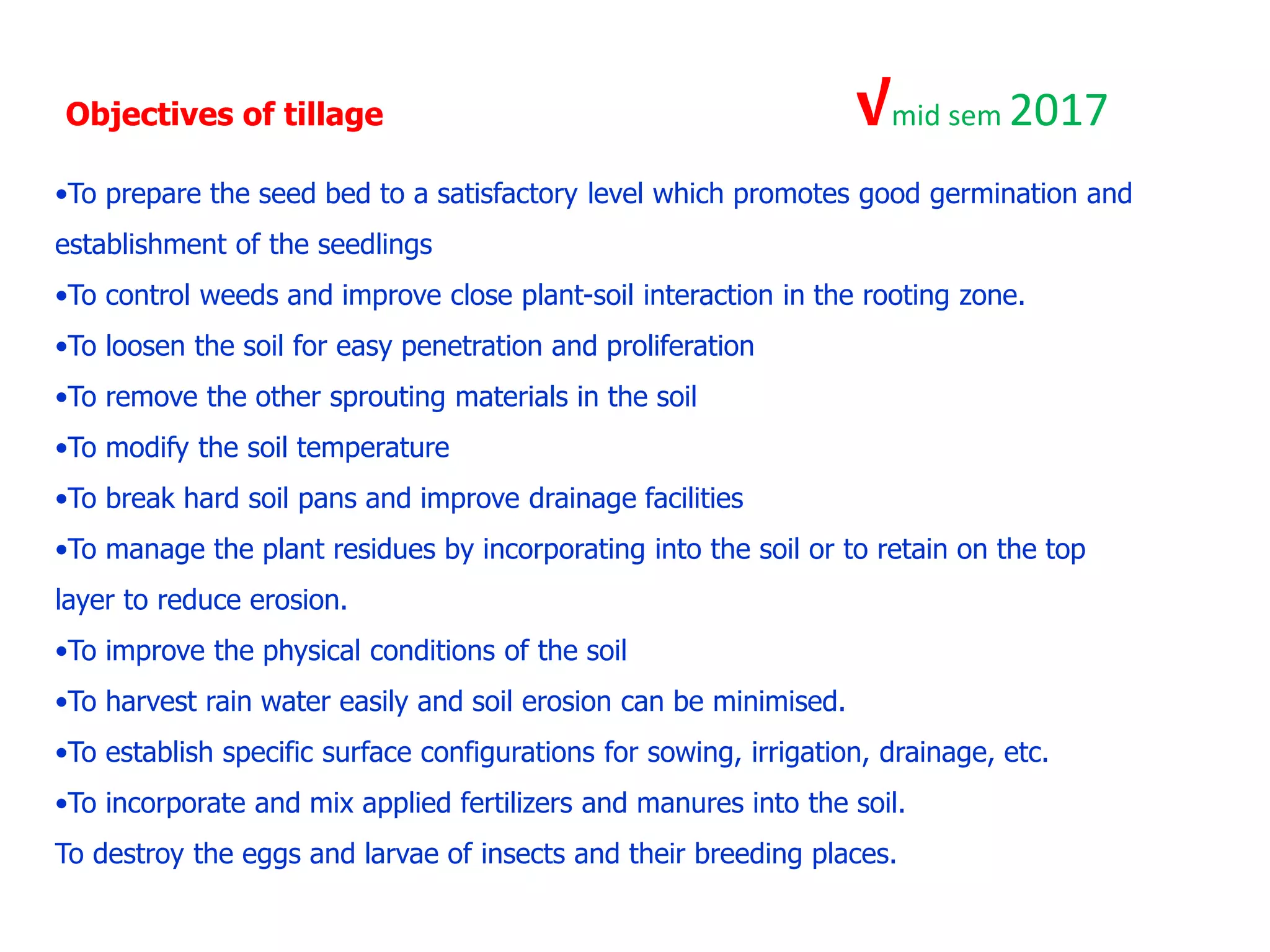 Tillage Practices and types | PPTX