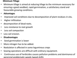 Tillage Practices and types | PPTX