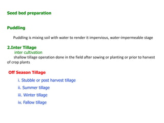 Tillage Practices and types | PPTX