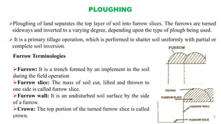 Tillage and Primary Tillage Implements | PPTX
