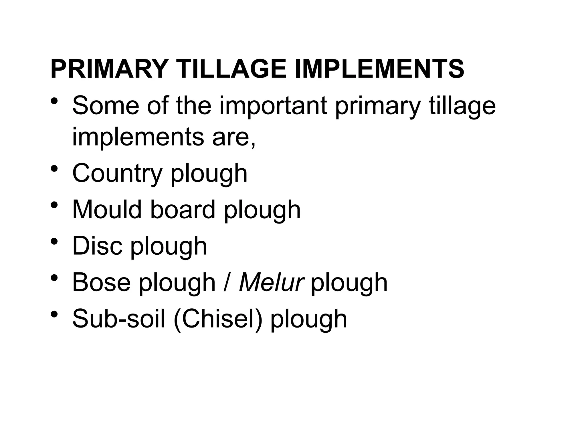 Main field Preparation with different tillage implements.pptx