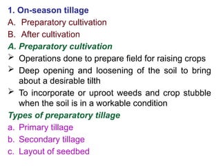 Main field Preparation with different tillage implements.pptx