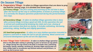TILLAGE IN AGRICULTURE - IMPORTANCE AND PRACTICE | PPTX