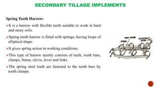 Tillage- Secondary Tillage Implements.pptx
