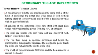 Tillage- Secondary Tillage Implements.pptx