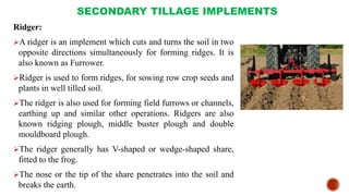 Tillage- Secondary Tillage Implements.pptx