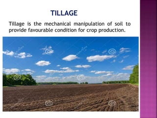 Tillage | PPTX